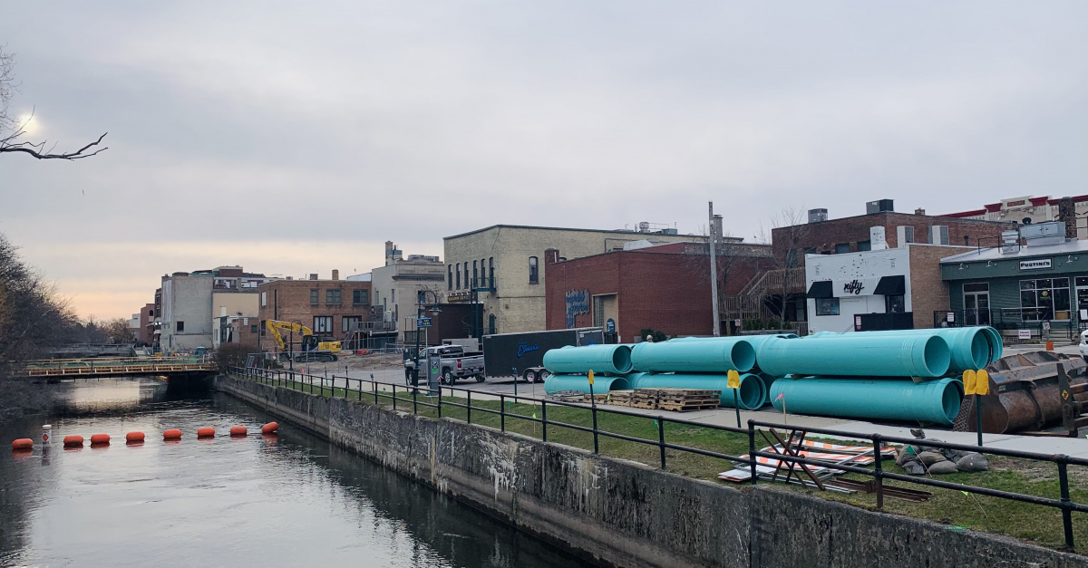 The Boardman River Wall and Sewer Relocation Project | City of Traverse ...
